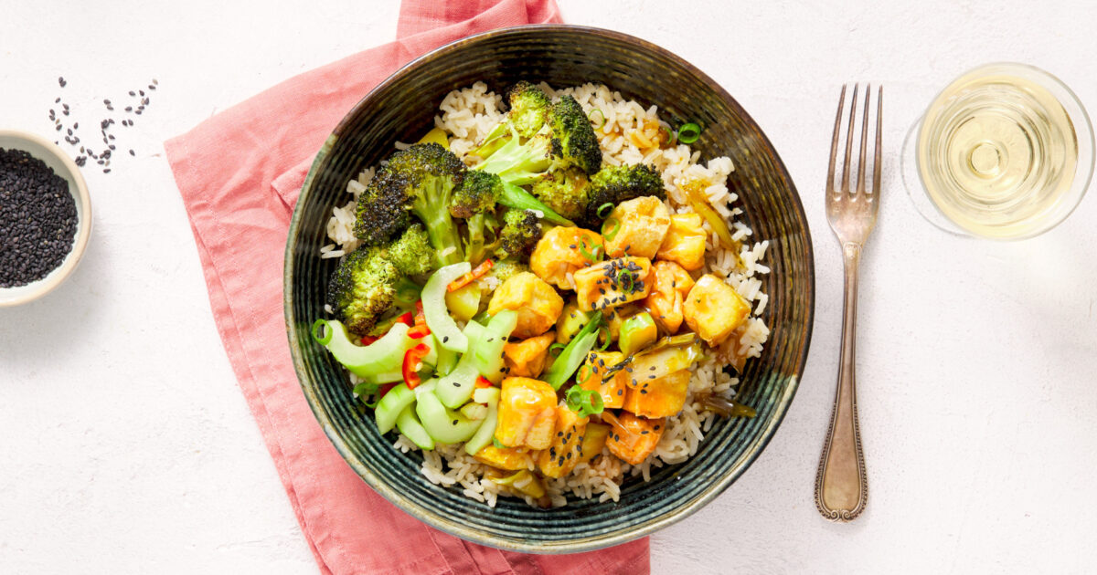 Teriyaki tofu pops rijstbowl | Recepten uit onze maaltijdboxen | Crisp ...