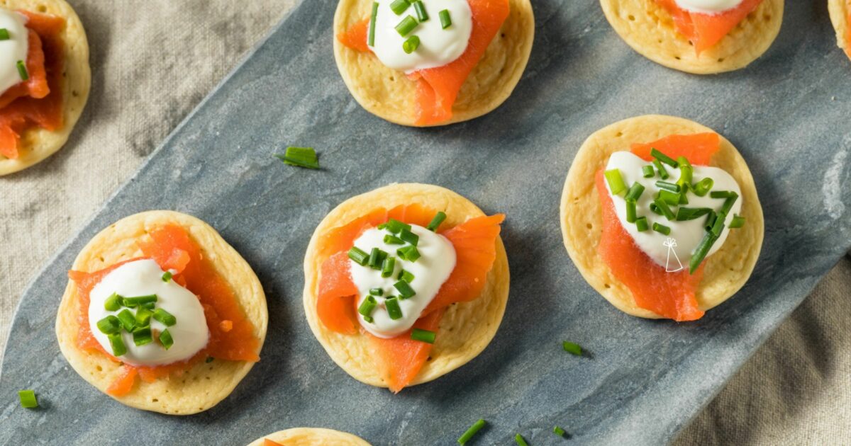 Blini's met zalm | Recept amuse | Crisp Weekbox