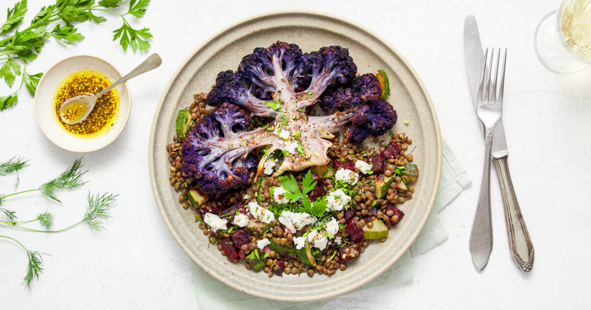 Goedgevulde linzensalade | Recepten uit onze maaltijdboxen | Crisp Weekbox