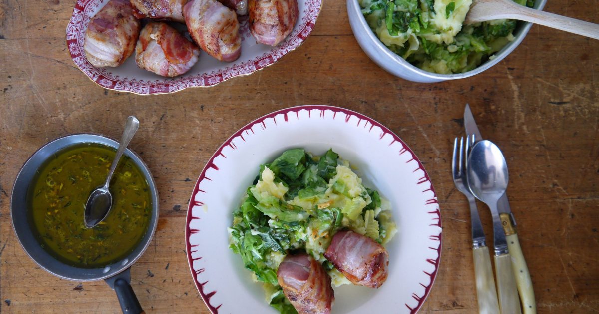 Recept - Slavink - Andijviestamppot - Rozemarijnolie | Crisp Weekbox